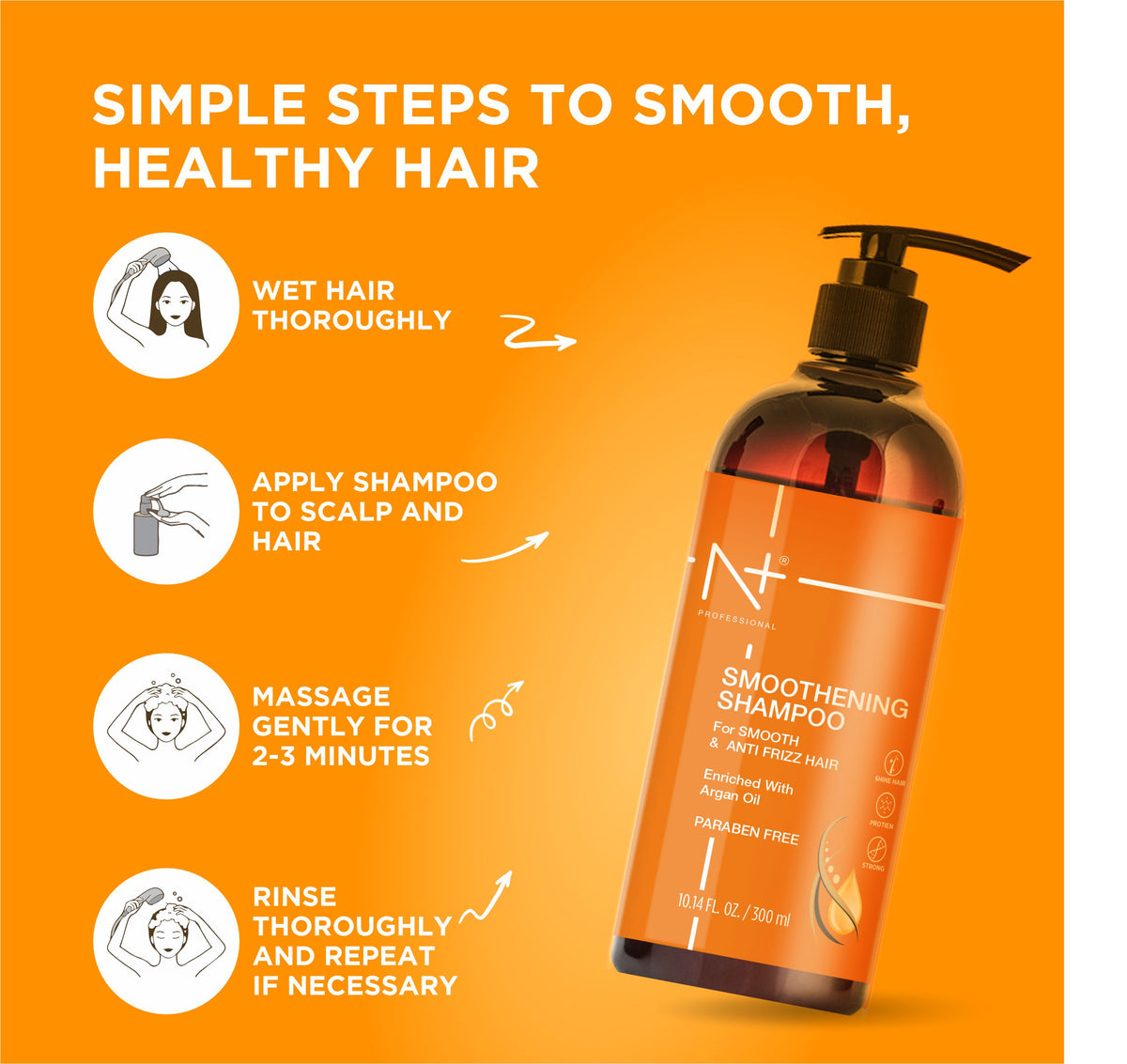 Smoothening Shampoo – N Plus Pro